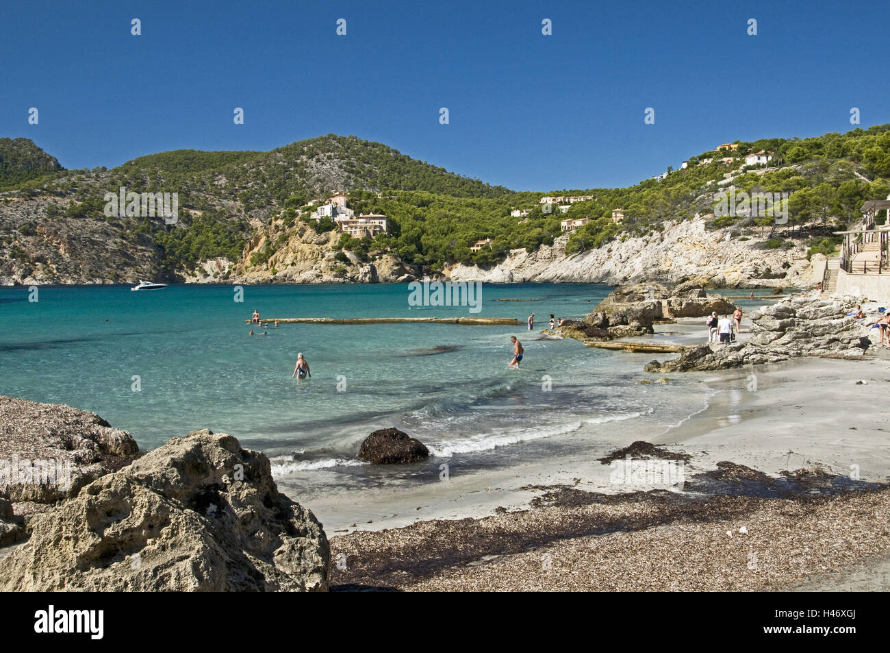 Spain, the Balearic Islands, Majorca, camp de Mar, sea, bay, beach ...