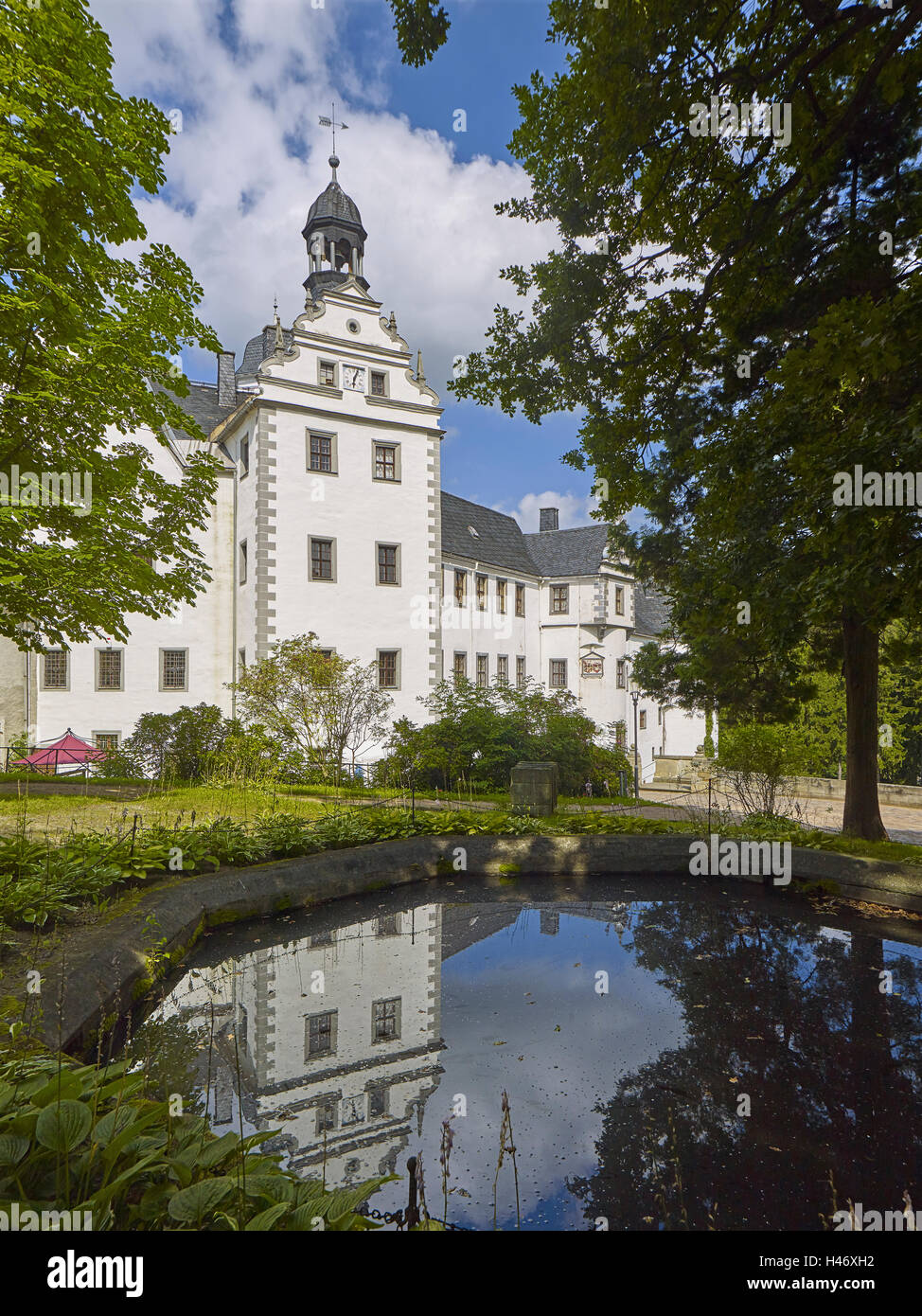Lauenstein Castle, Ore Mountains, Saxony, Germany Stock Photo - Alamy