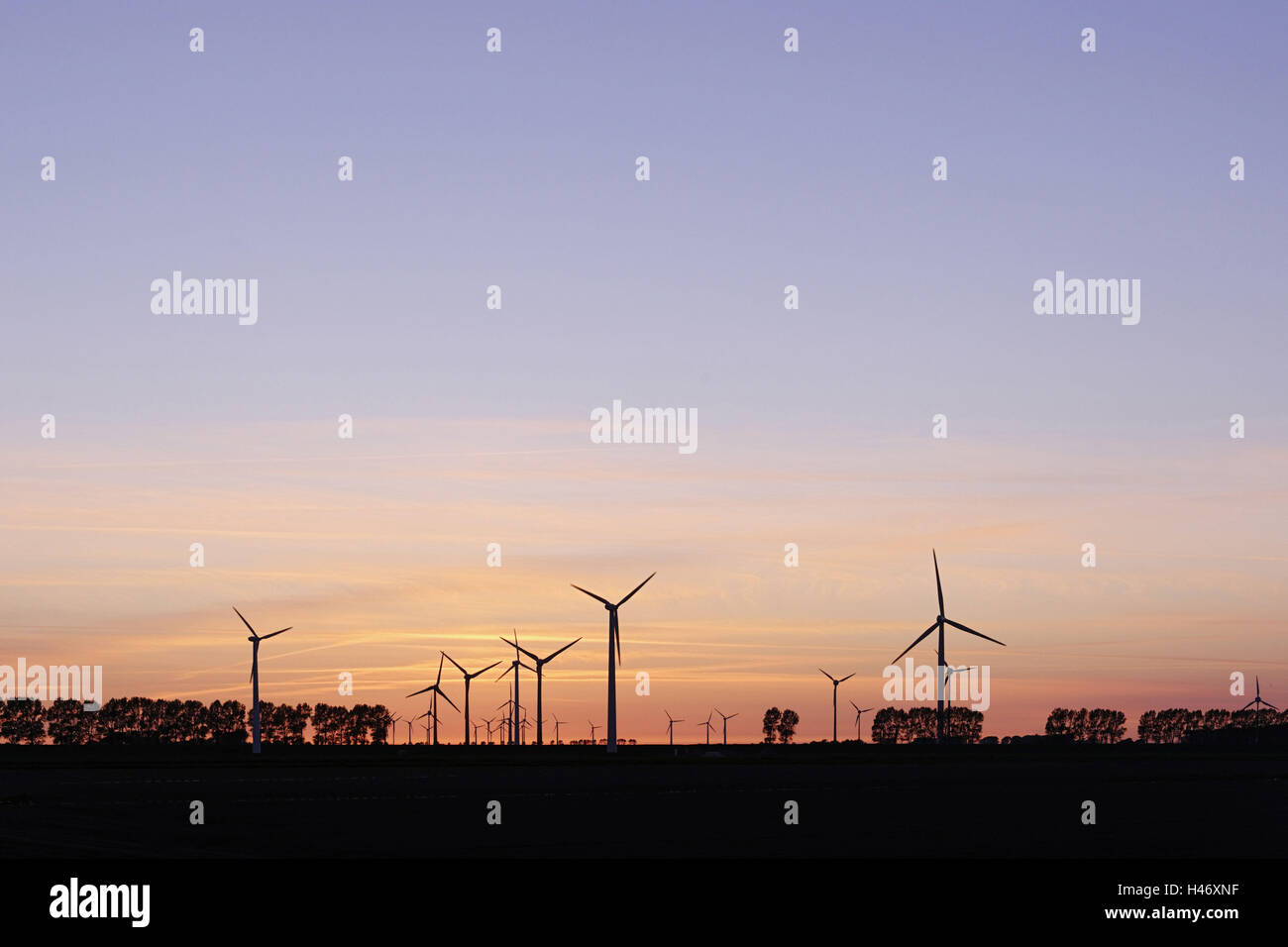 Wind turbines, wind power station, renewable energy, wind park, parish ...
