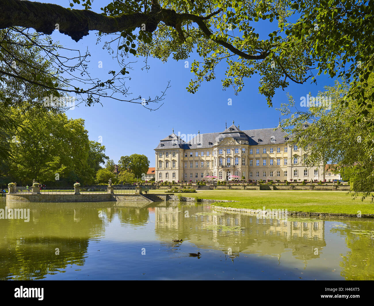 Werneck Castle near Schweinfurt, Lower Franconia, Bavaria, Germany ...