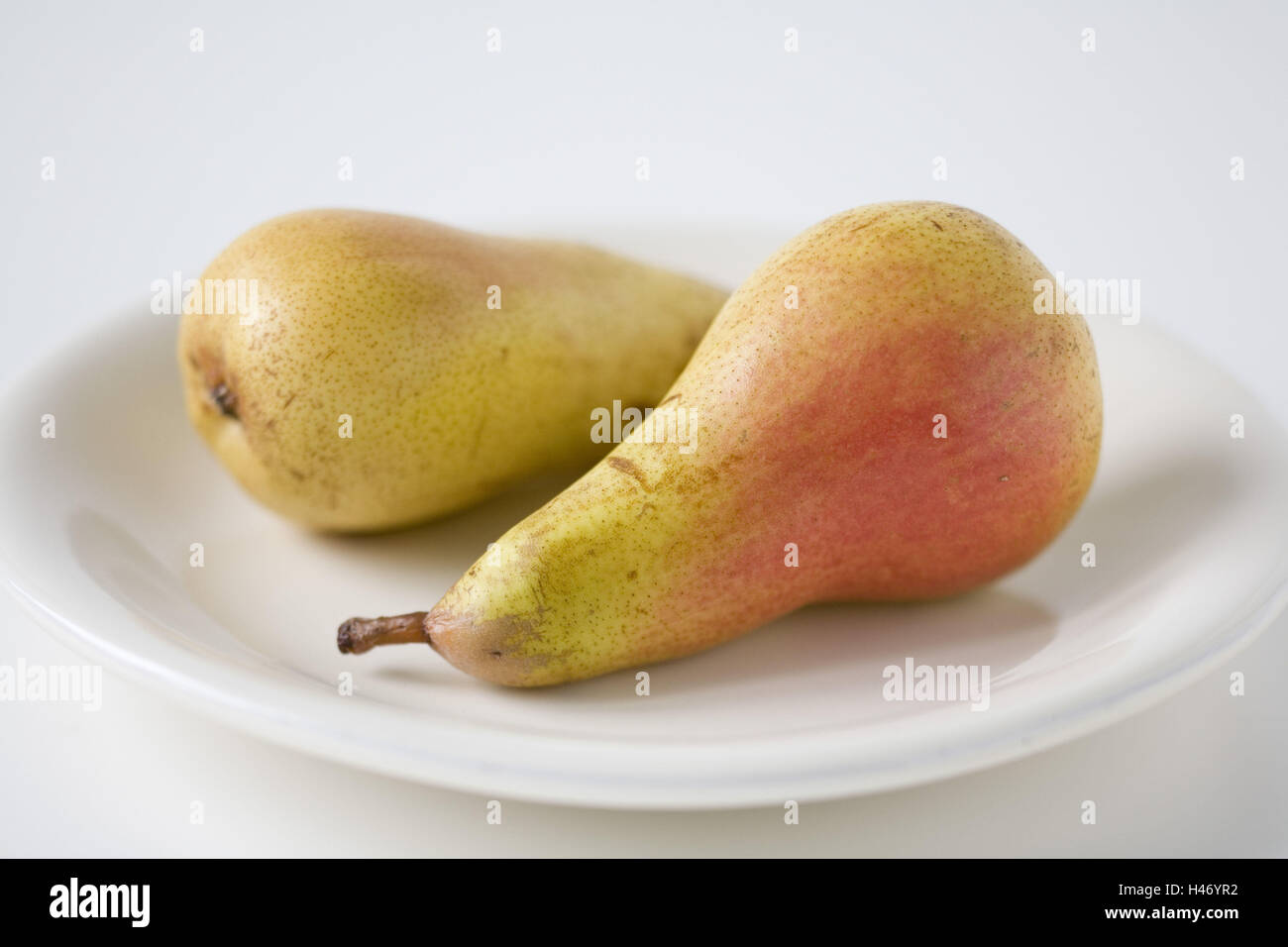 two pears, sort 'Abate Fetel' Stock Photo - Alamy