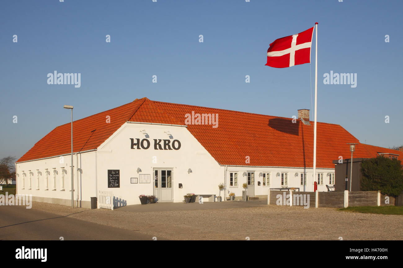 Denmark, Jutland, Ho, Restaurant 'Ho Kro' Stock Photo - Alamy
