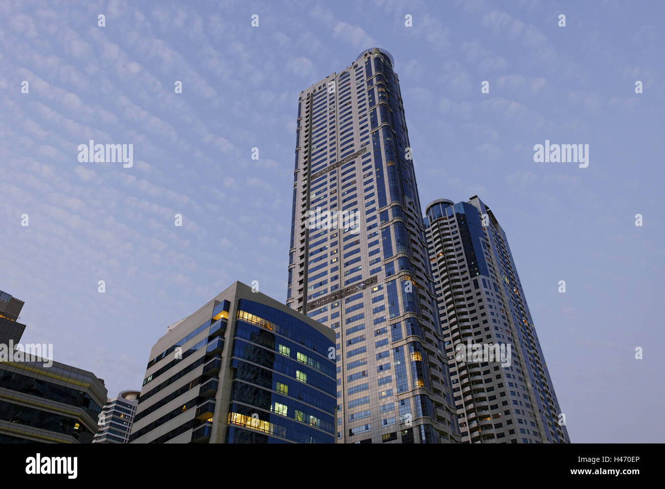 Tower blocks in the corniche street hi-res stock photography and images ...