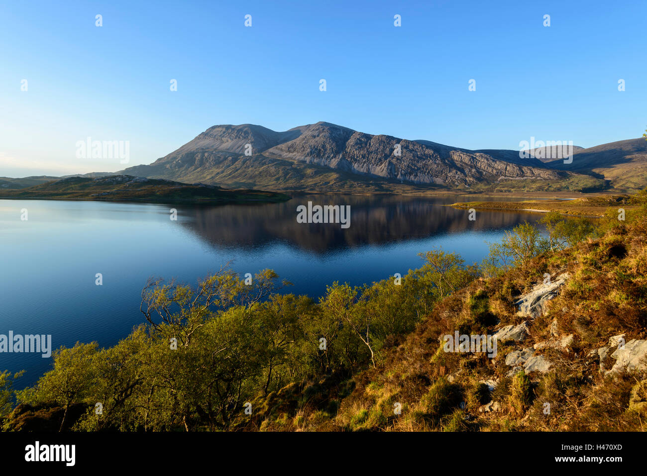 Arkle (Corbett) and Loch Stack, Sutherland, Scotland Stock Photo - Alamy