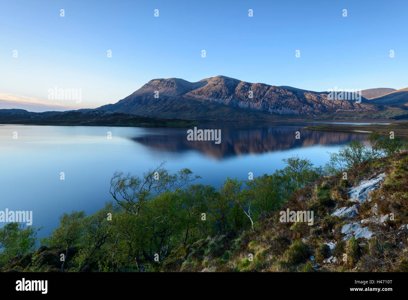 Arkle (Corbett) and Loch Stack, Sutherland, Scotland Stock Photo - Alamy