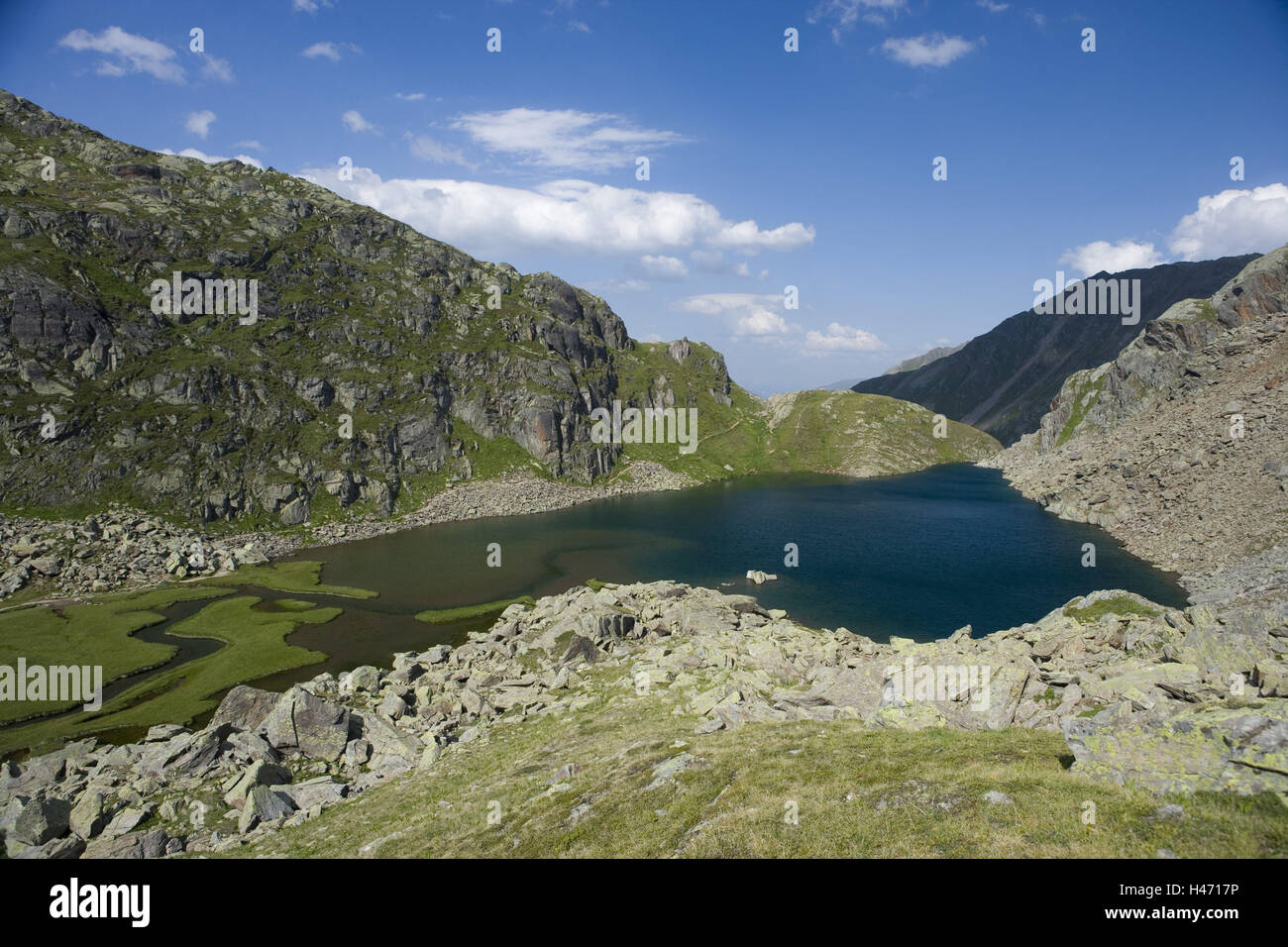 Switzerland, Graubuenden, upper alp pass, Sedrun, Disentis, Tomasee ...