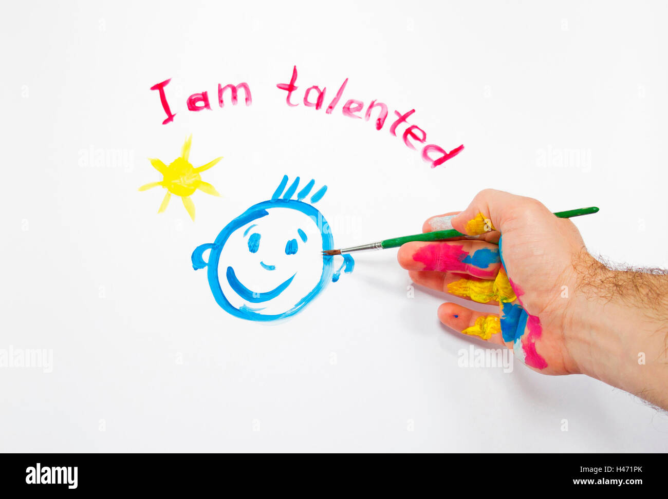 Work of a talented painter Stock Photo - Alamy