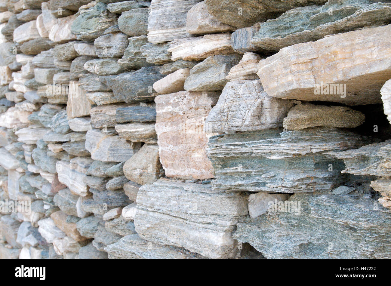 Stone wall, island Sifnos, the Cyclades, Greece Stock Photo - Alamy