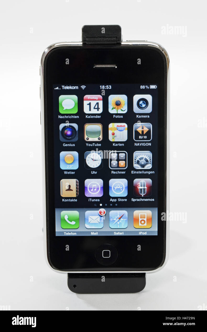 iPhone, automounting, cut out Stock Photo - Alamy
