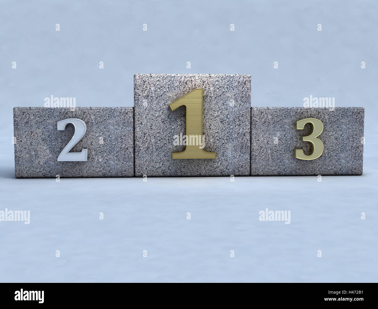 cut out, winner's stage, computer graphics, granite, stage, computer ...