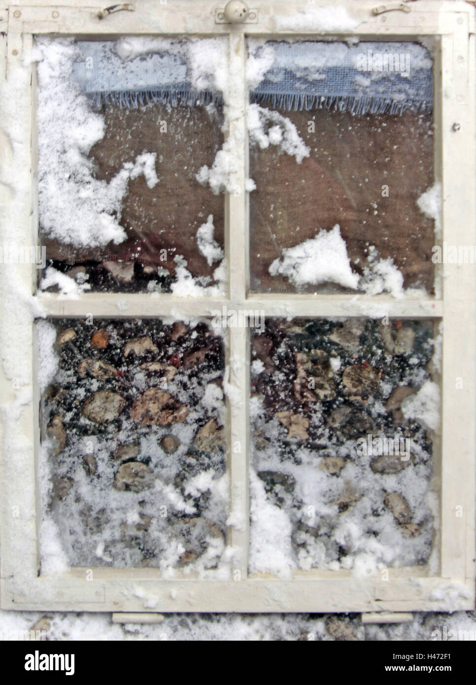Window, outside, snow, casement, rurally, alp room, alp world, window ...
