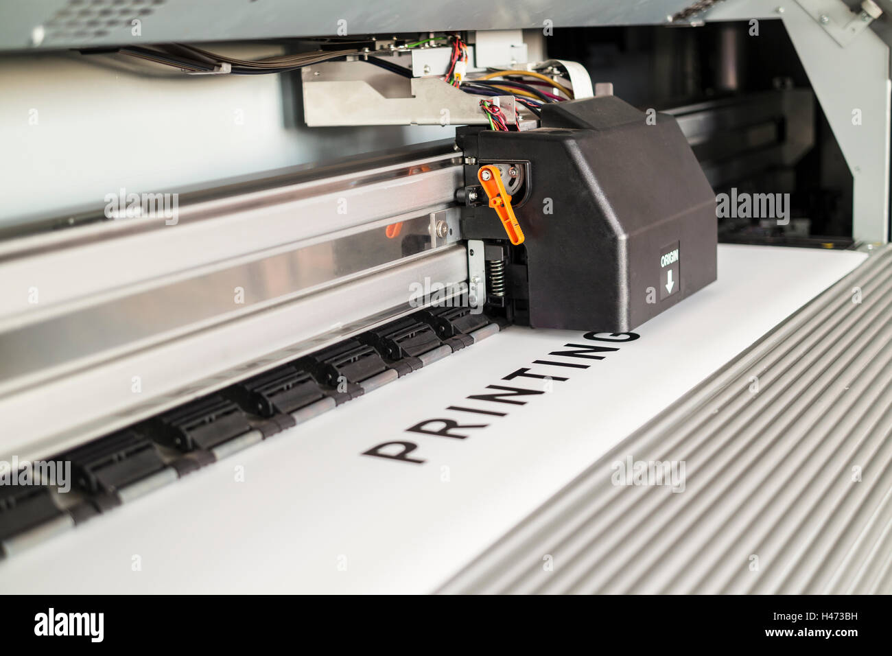 High quality outdoor ecosolvent printer Stock Photo - Alamy