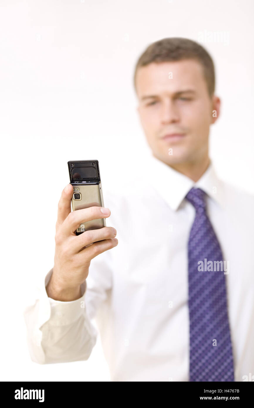 Hand mobile phone model released hi-res stock photography and images ...