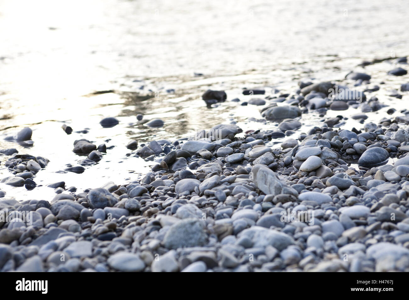 Riverbed, river, Bavaria, the Isar Stock Photo - Alamy