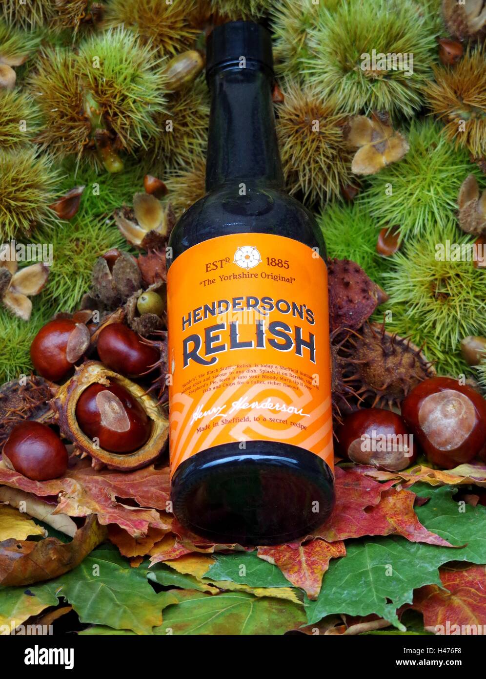 Henderson's relish Autumn display Stock Photo - Alamy