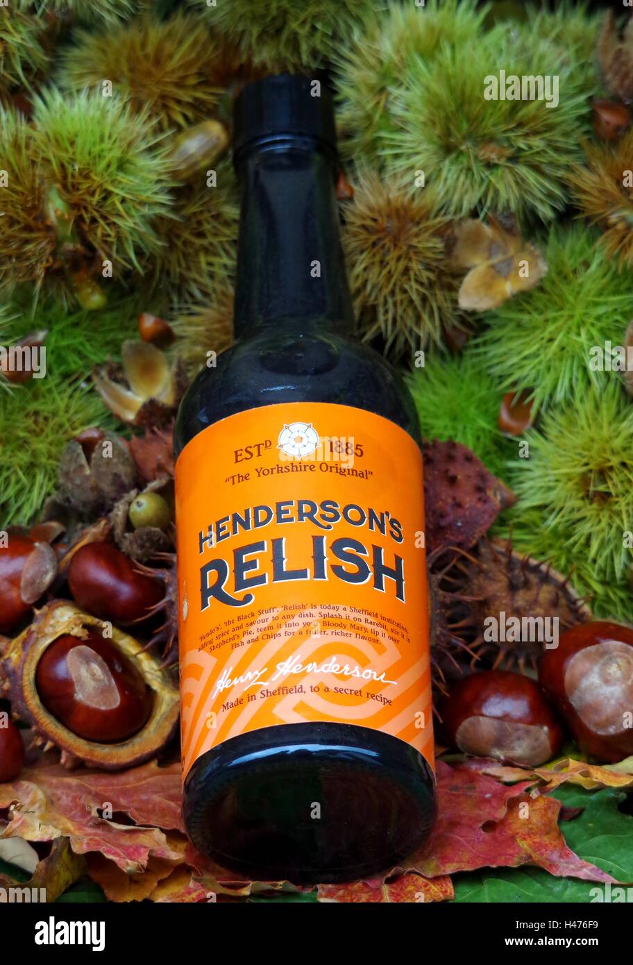 Henderson's relish Autumn display Stock Photo - Alamy