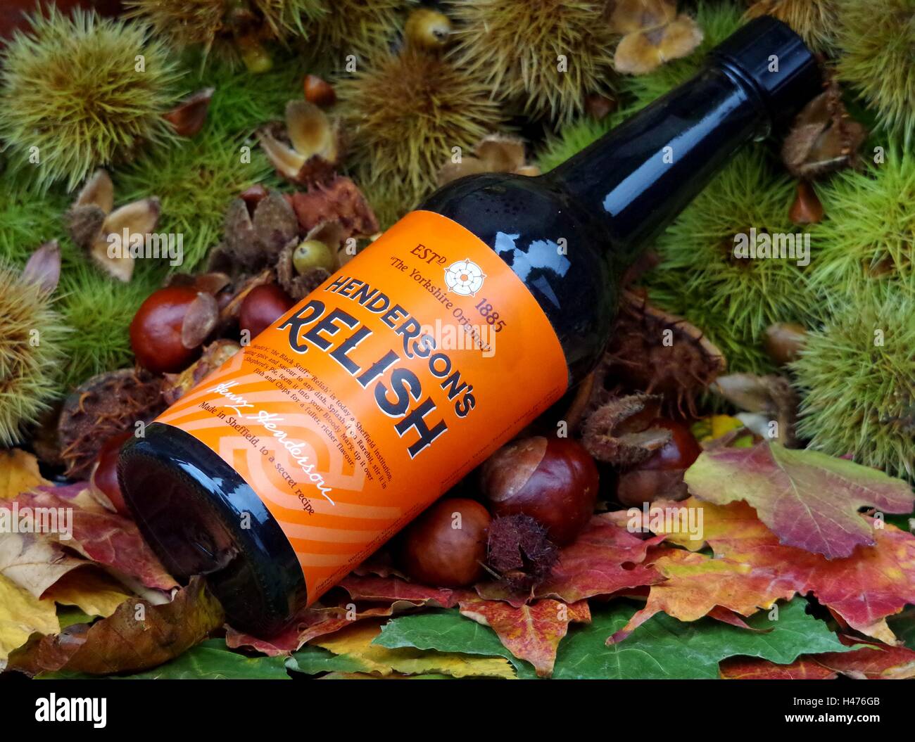 Henderson's relish Autumn display Stock Photo - Alamy