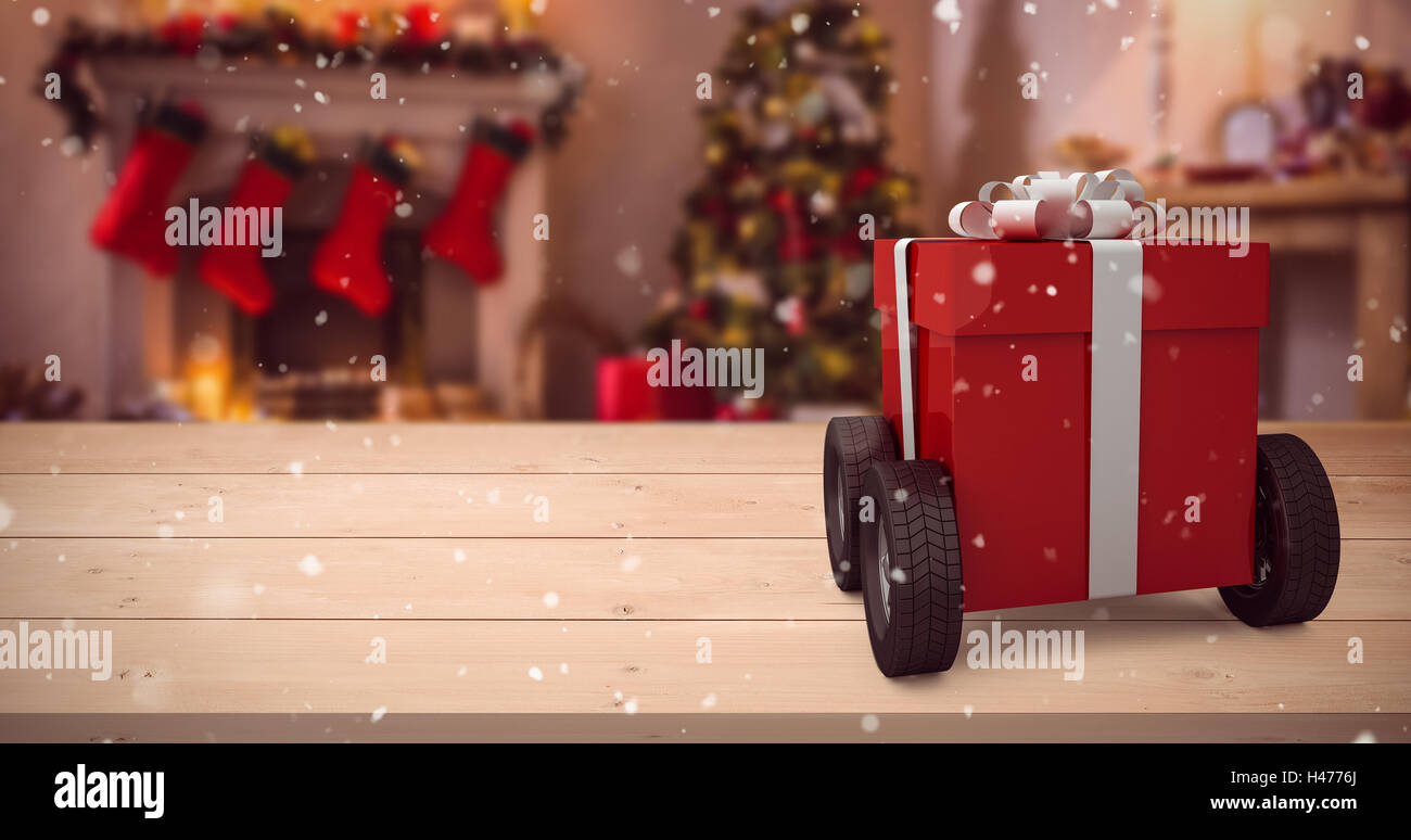 Single red glitter gift hi-res stock photography and images - Alamy