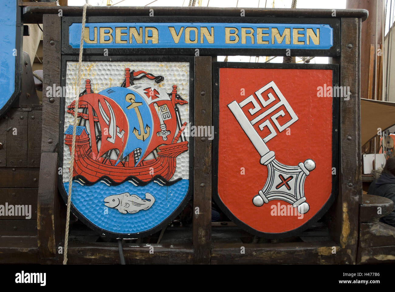 Coats of arms in the 'Ubena of Bremen' Stock Photo - Alamy