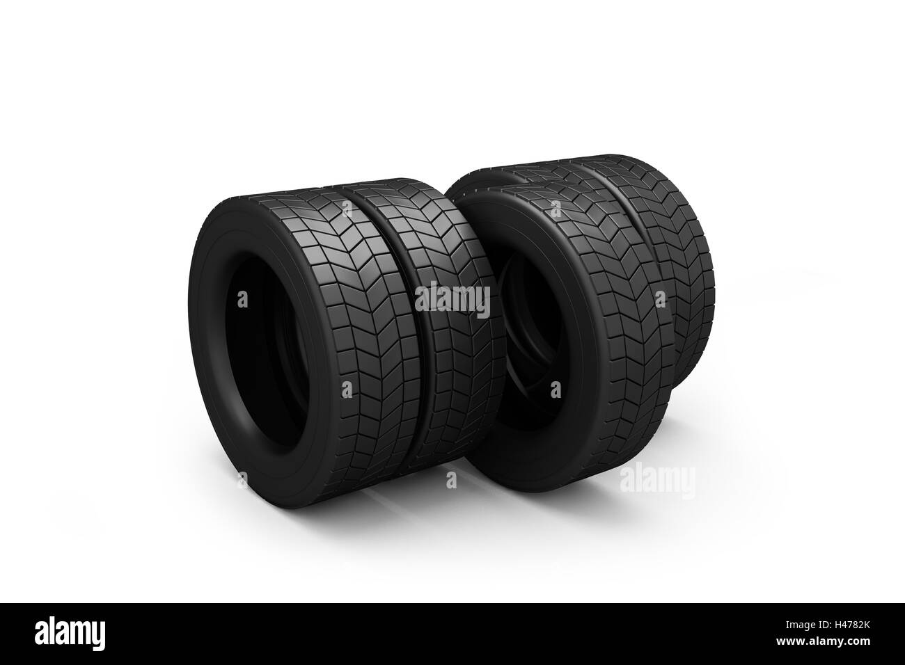 Row of tyres Stock Photo - Alamy