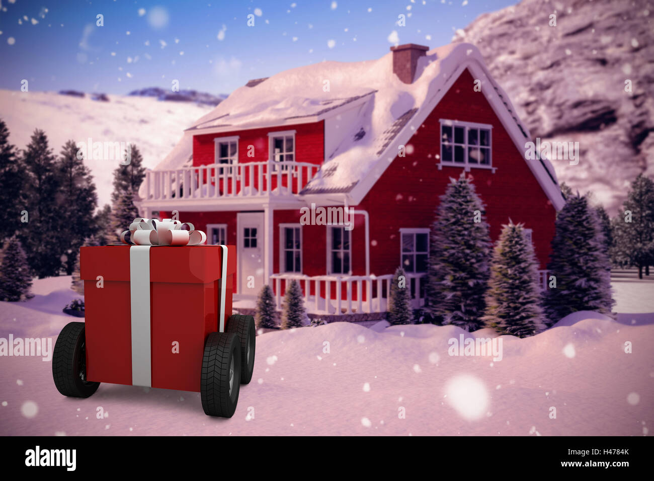 Gift wrapped building hi-res stock photography and images - Alamy