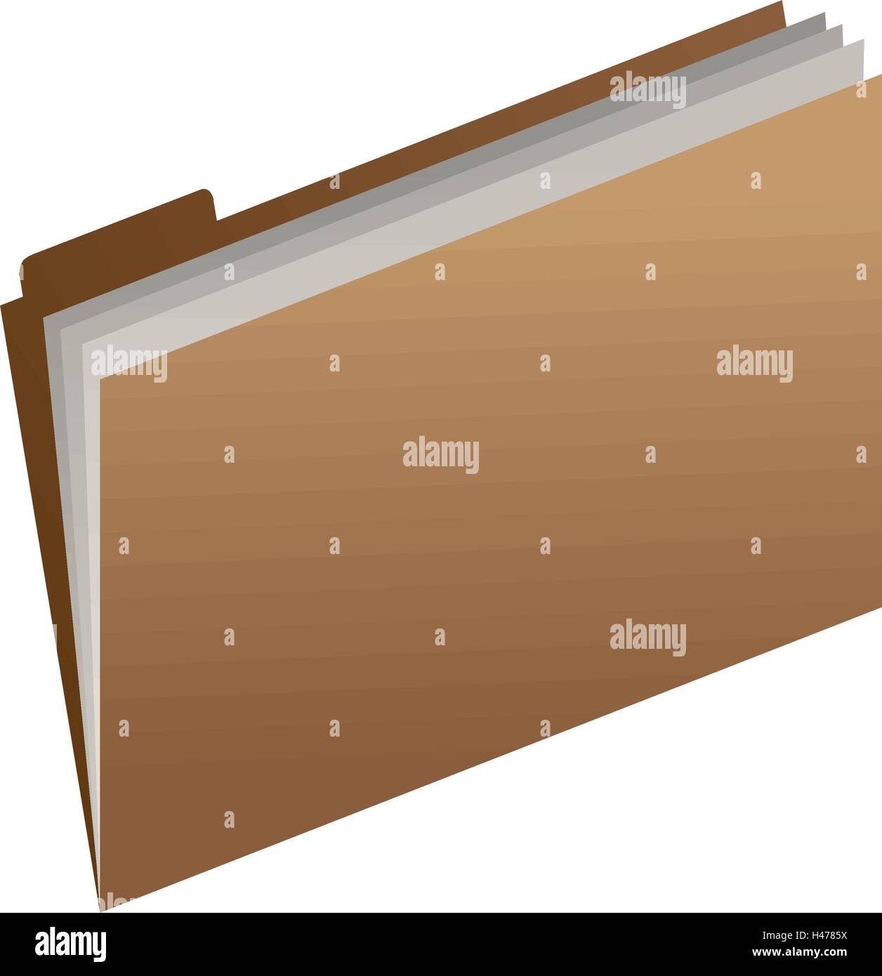 office open folder with sheets Stock Vector Image & Art - Alamy