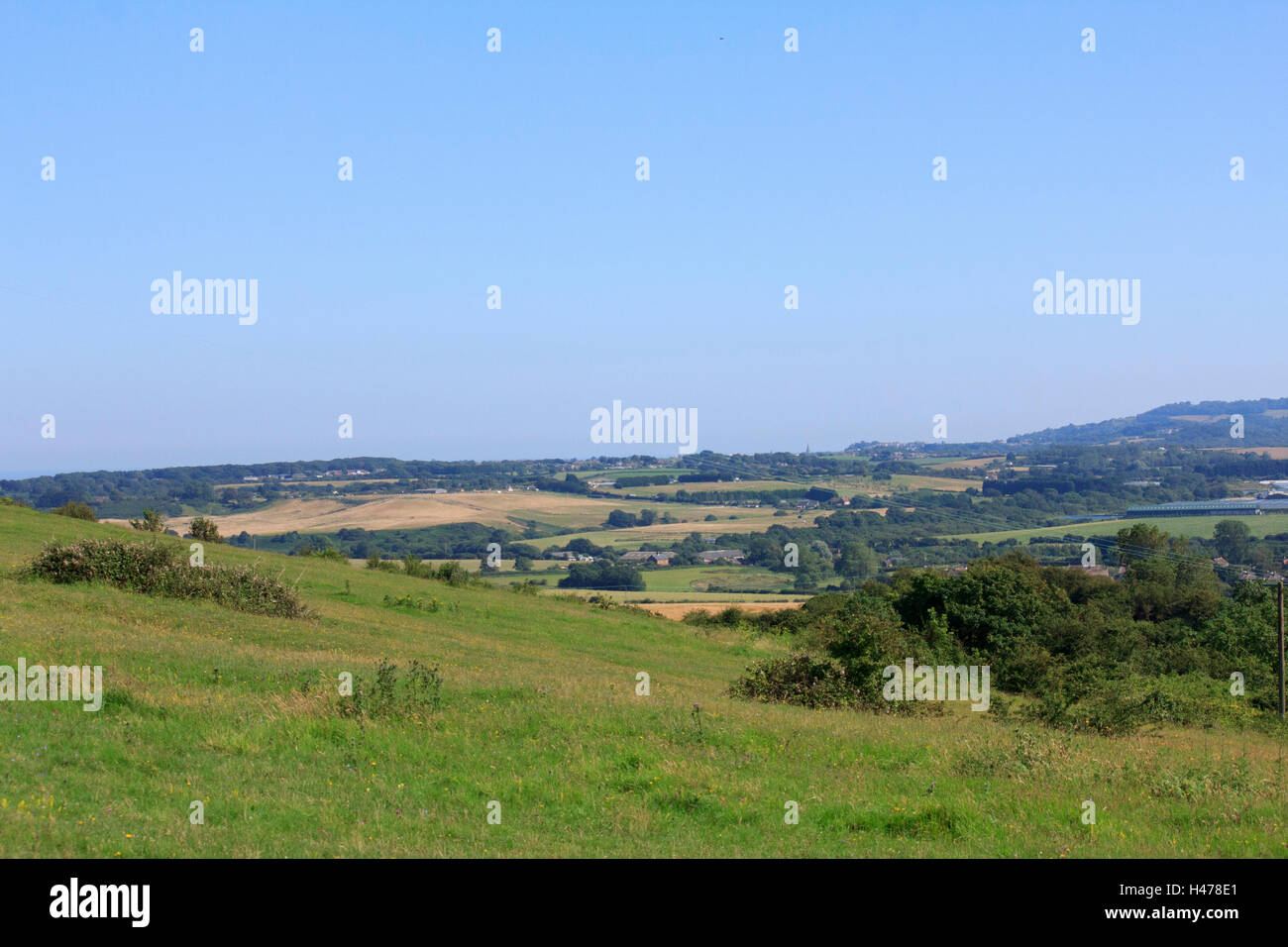 Isle of Wight Countryside Stock Photo - Alamy
