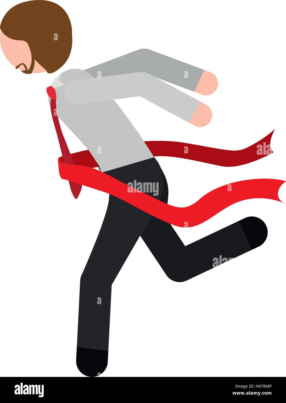 man formal suit finish line Stock Vector Image & Art - Alamy