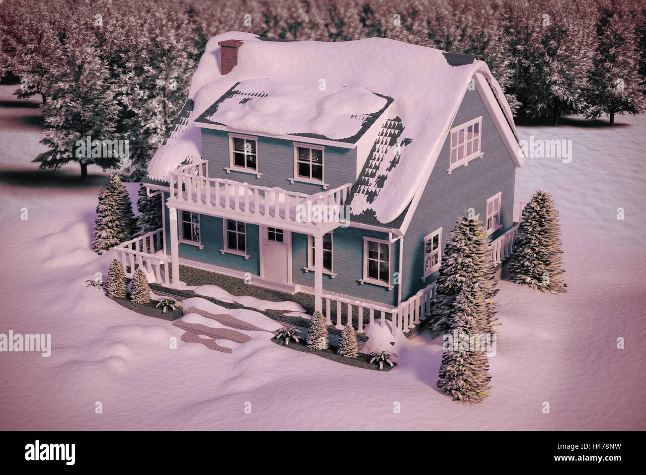 Angle house hi-res stock photography and images - Alamy