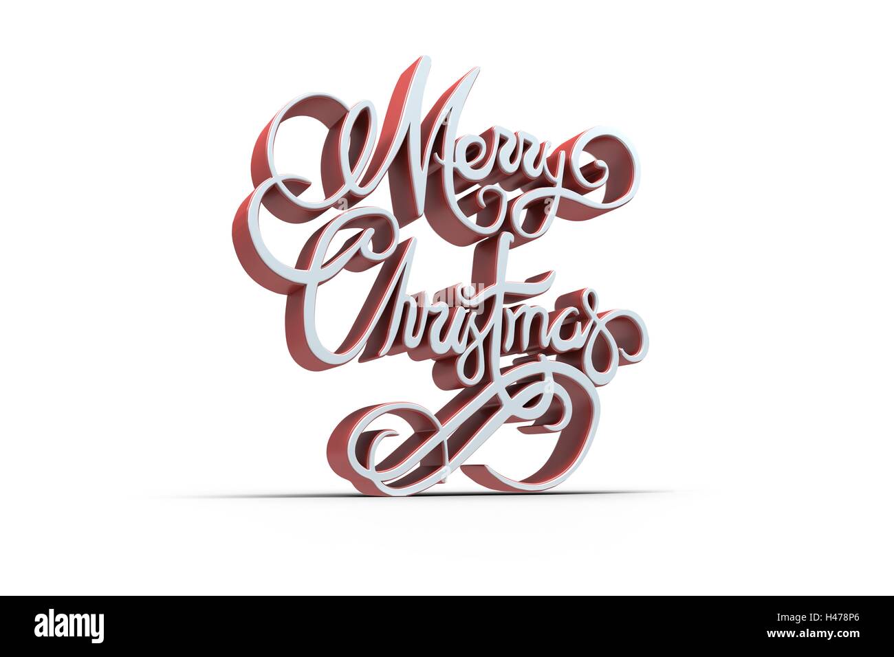 Red cursive script Cut Out Stock Images & Pictures - Alamy