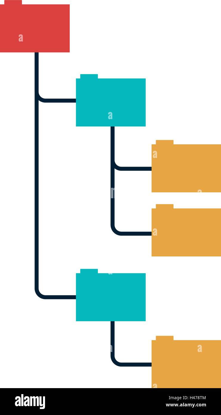 Computer folders hierarchy hi-res stock photography and images - Alamy