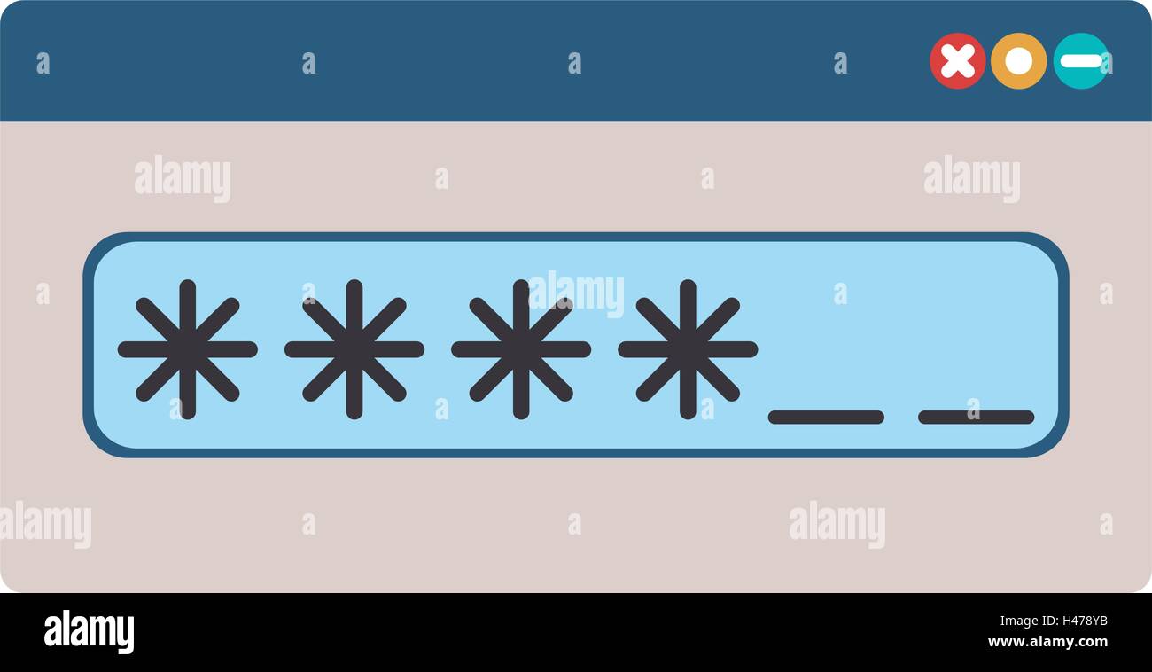 Password Text Box With Key Stock Vector Image And Art Alamy