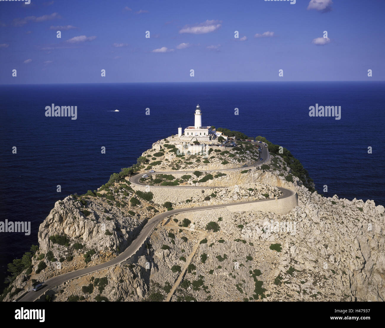 Spain, the Balearic Islands, Majorca, peninsula form goal, Cap ...