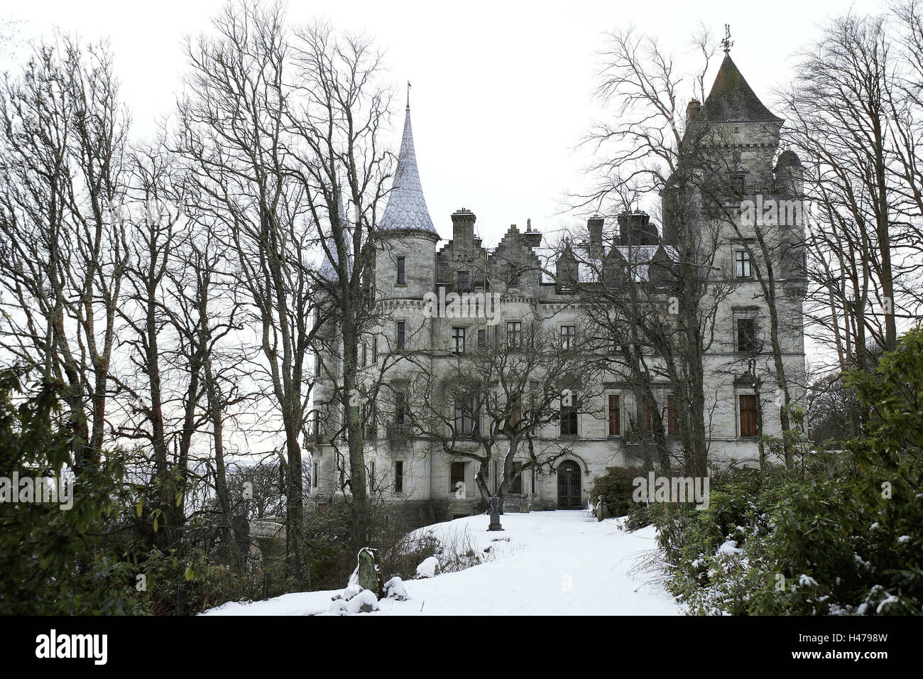 Scotland, Highlands, Dunrobin Castle, outdoors Stock Photo - Alamy
