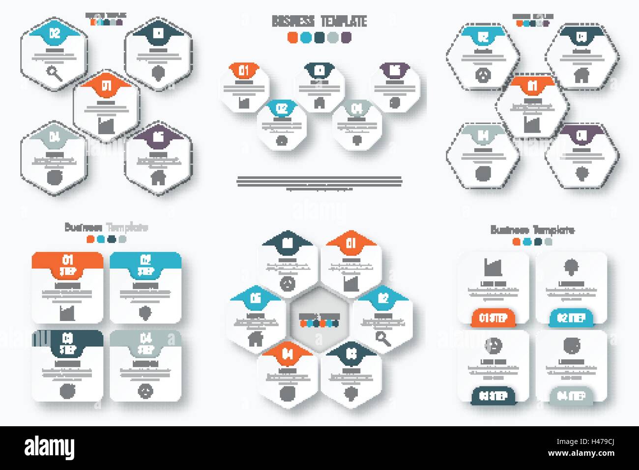 Set with infographics Stock Vector Image & Art - Alamy