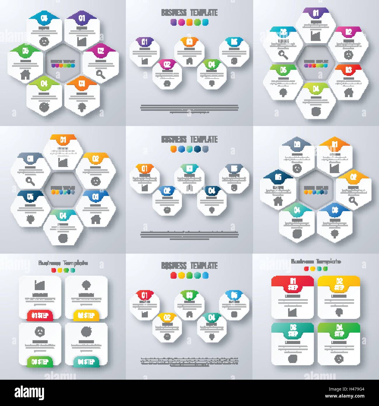 Set with infographics Stock Vector Image & Art - Alamy