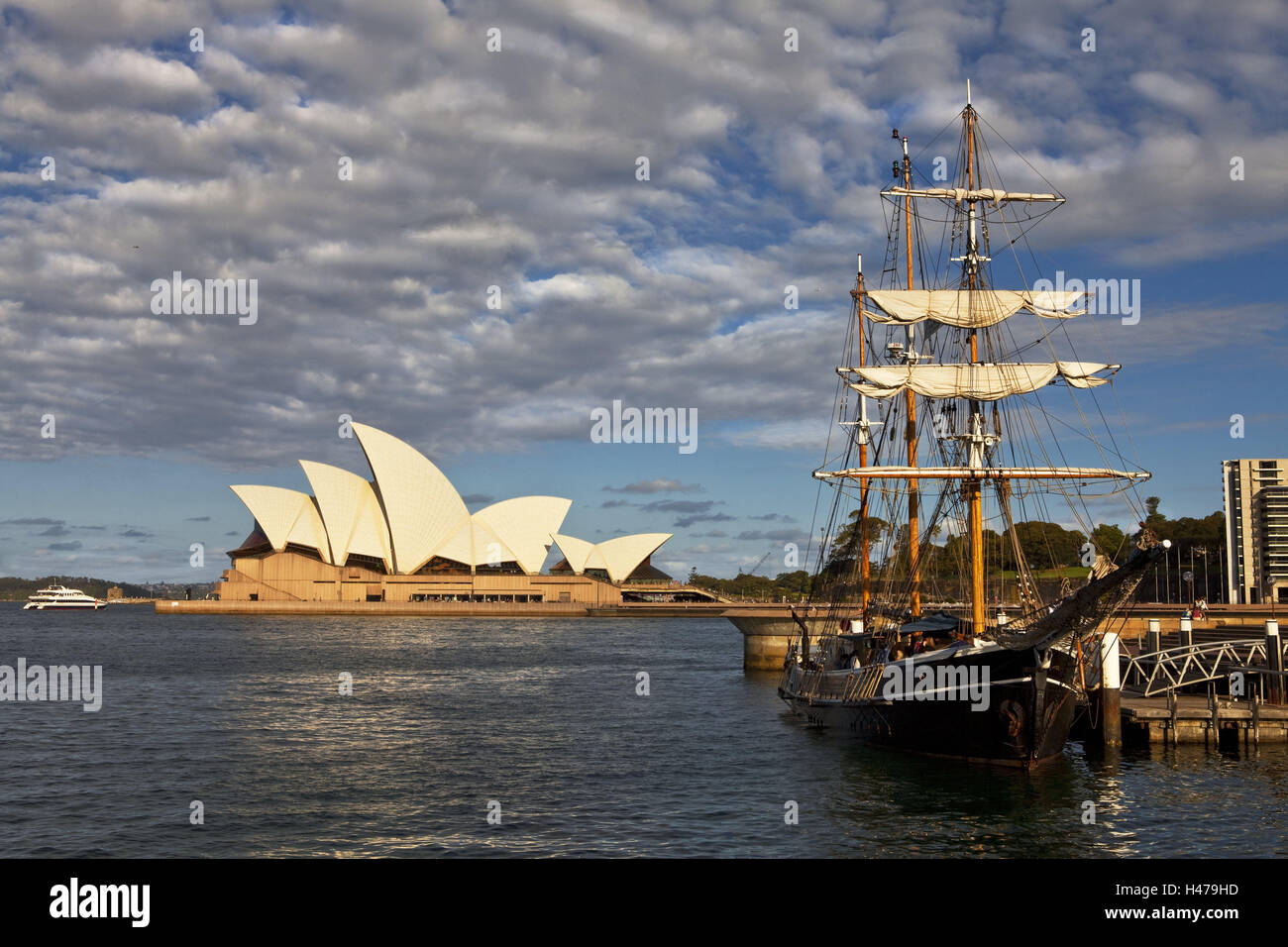 Australia, New South Wales, Sydney, harbour, ship, opera-house Sydney ...