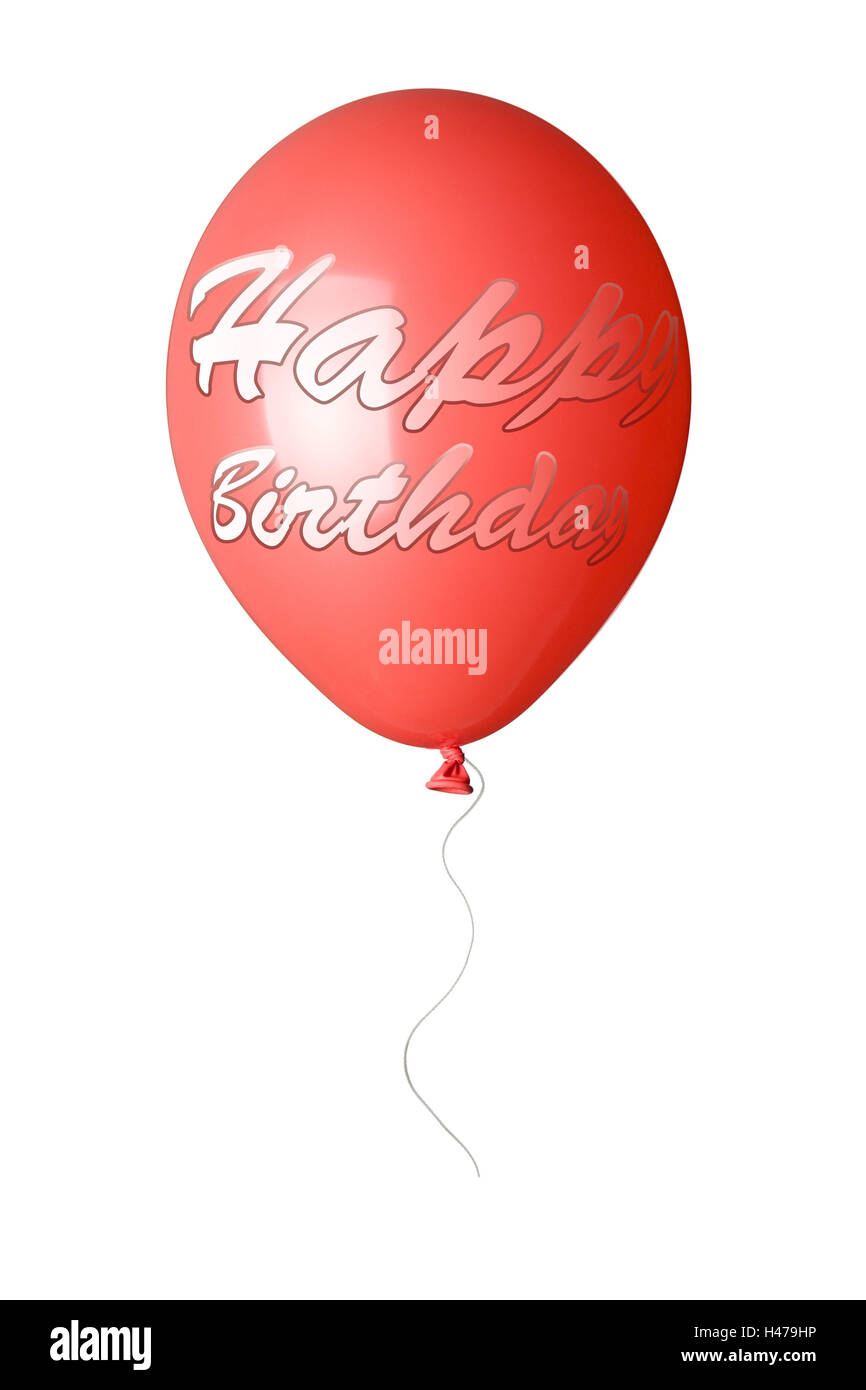 Balloon birthday celebration Cut Out Stock Images & Pictures - Alamy