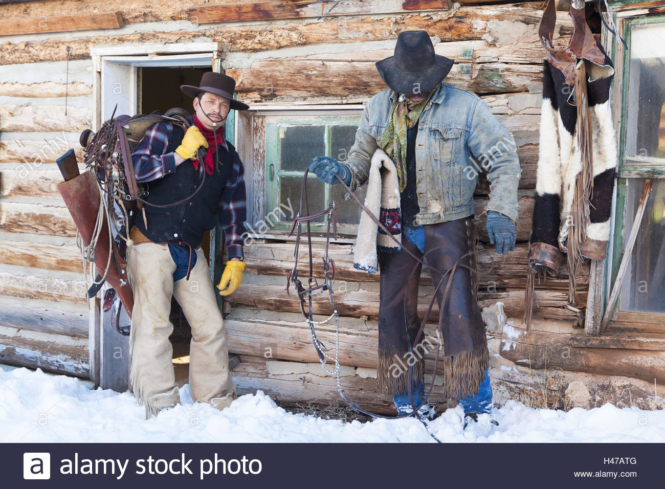 Cowboys In Snow Stock Photos & Cowboys In Snow Stock Images - Alamy