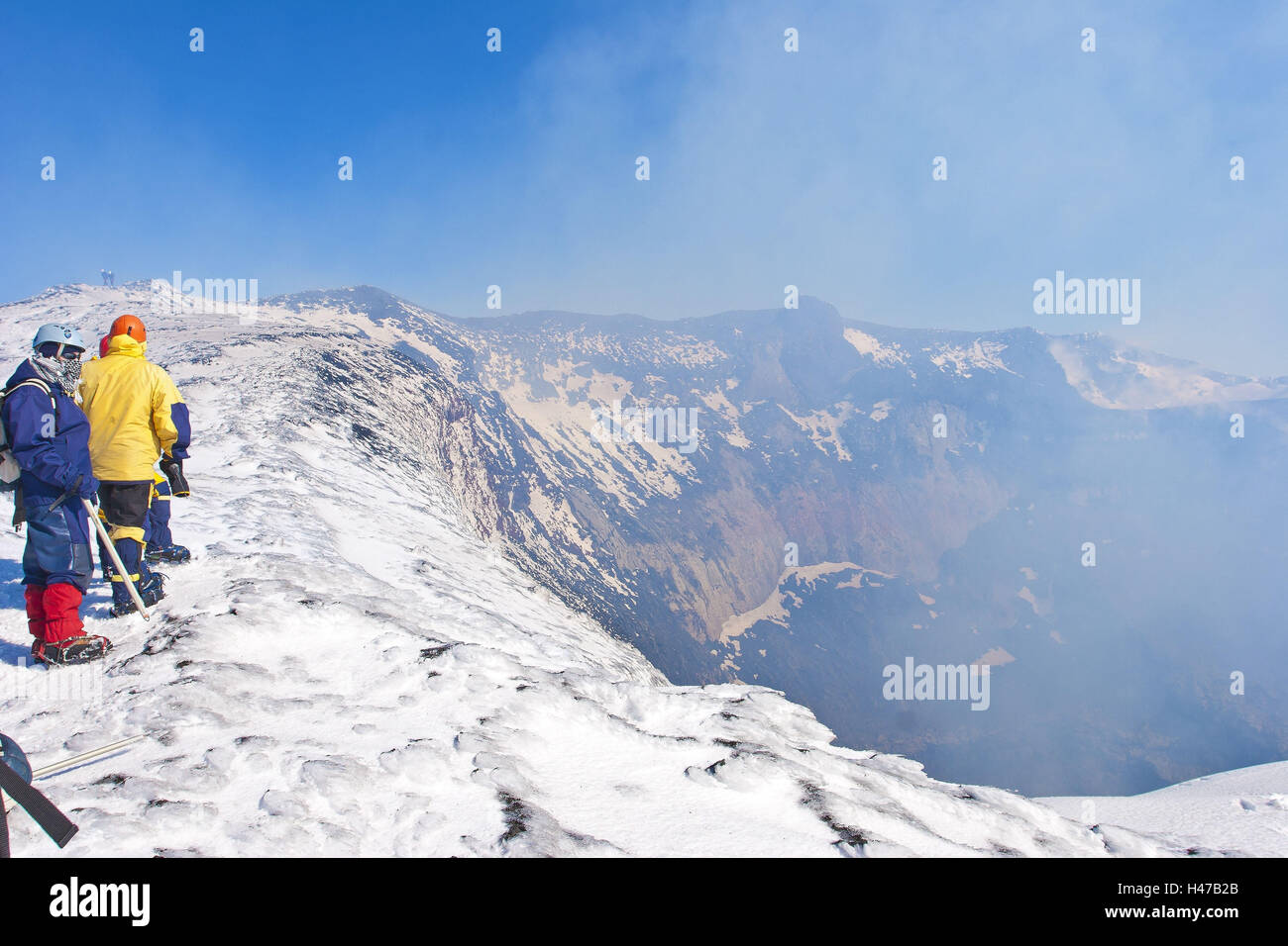 South America, Chile, Patagonia, volcano Villarrica, snowy summit, 2800 ...