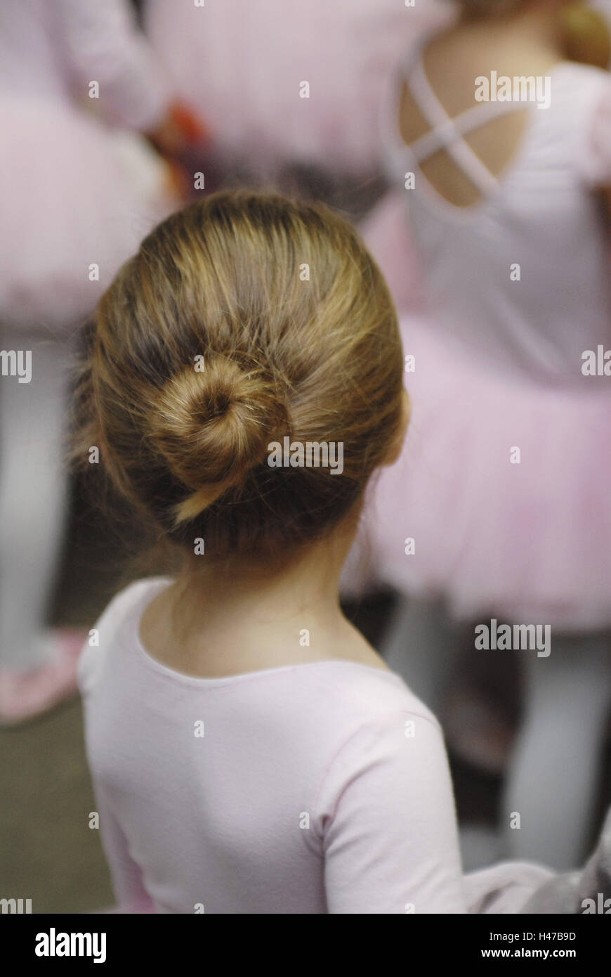 Girls, ballerina, back view, detail Stock Photo - Alamy