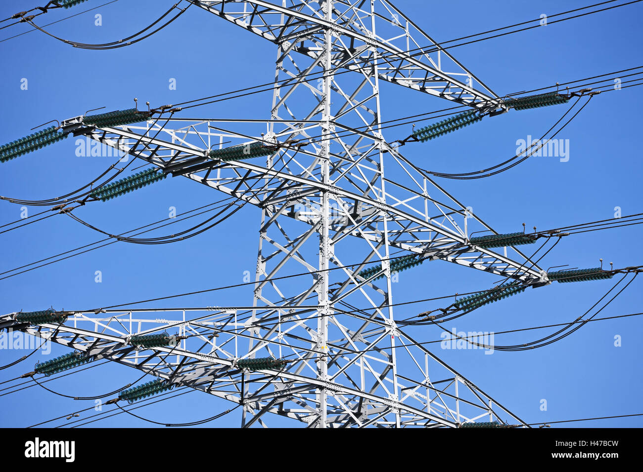 Power poles, detail Stock Photo - Alamy