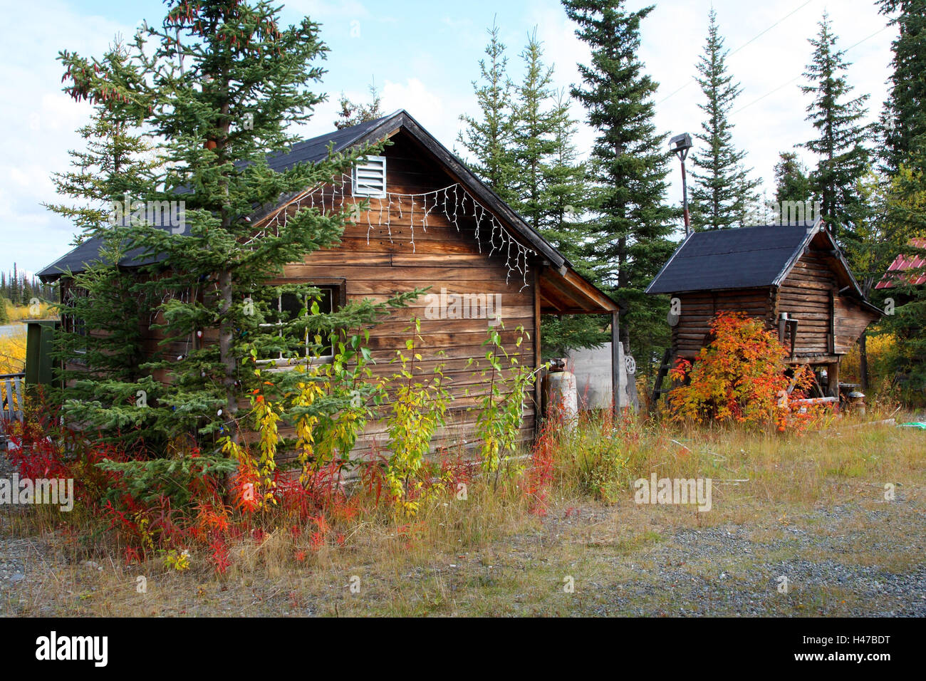 Trappers hut hi-res stock photography and images - Alamy