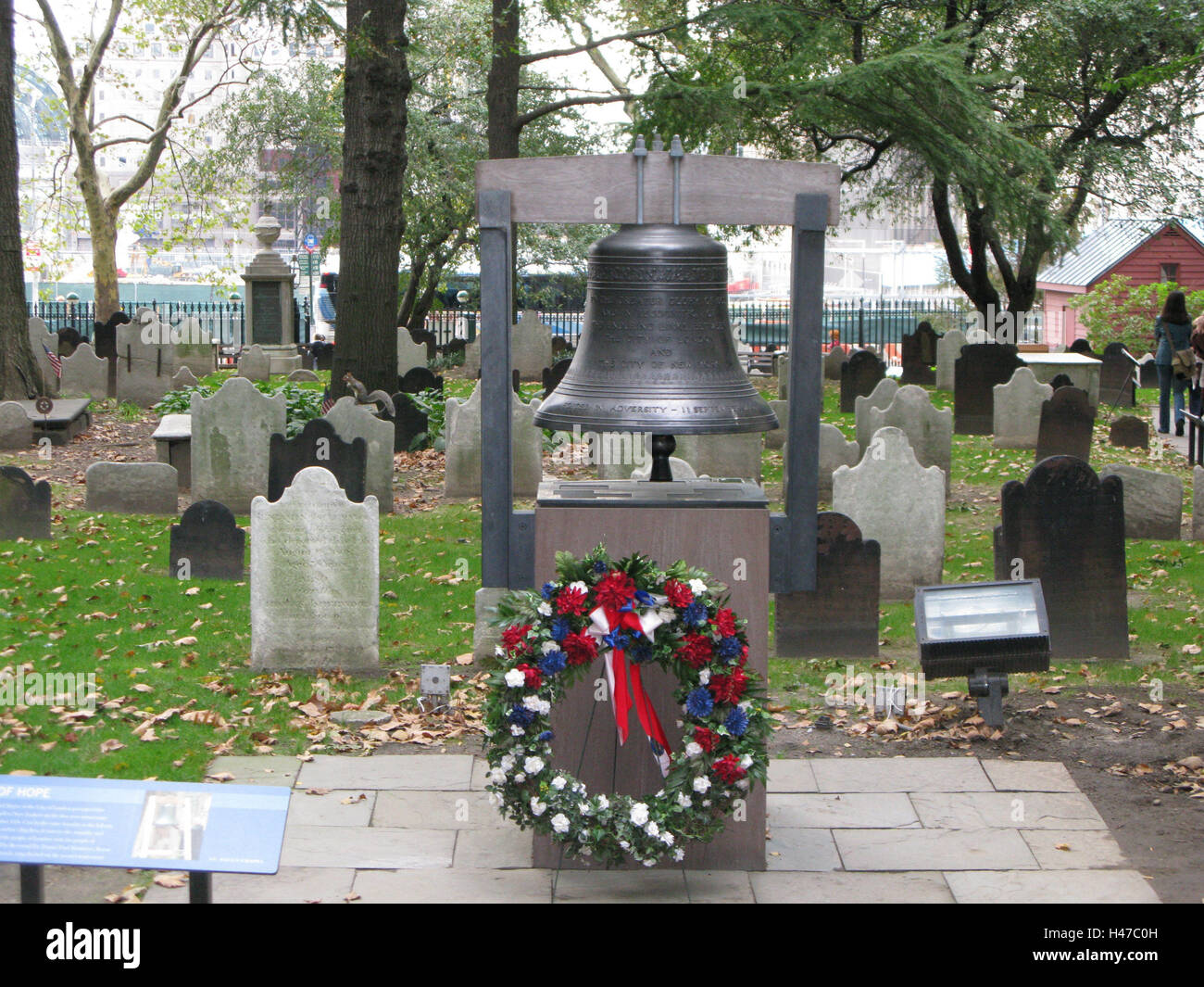The USA, New York city, Manhattan, Broadway, Trinity Church, cemetery ...
