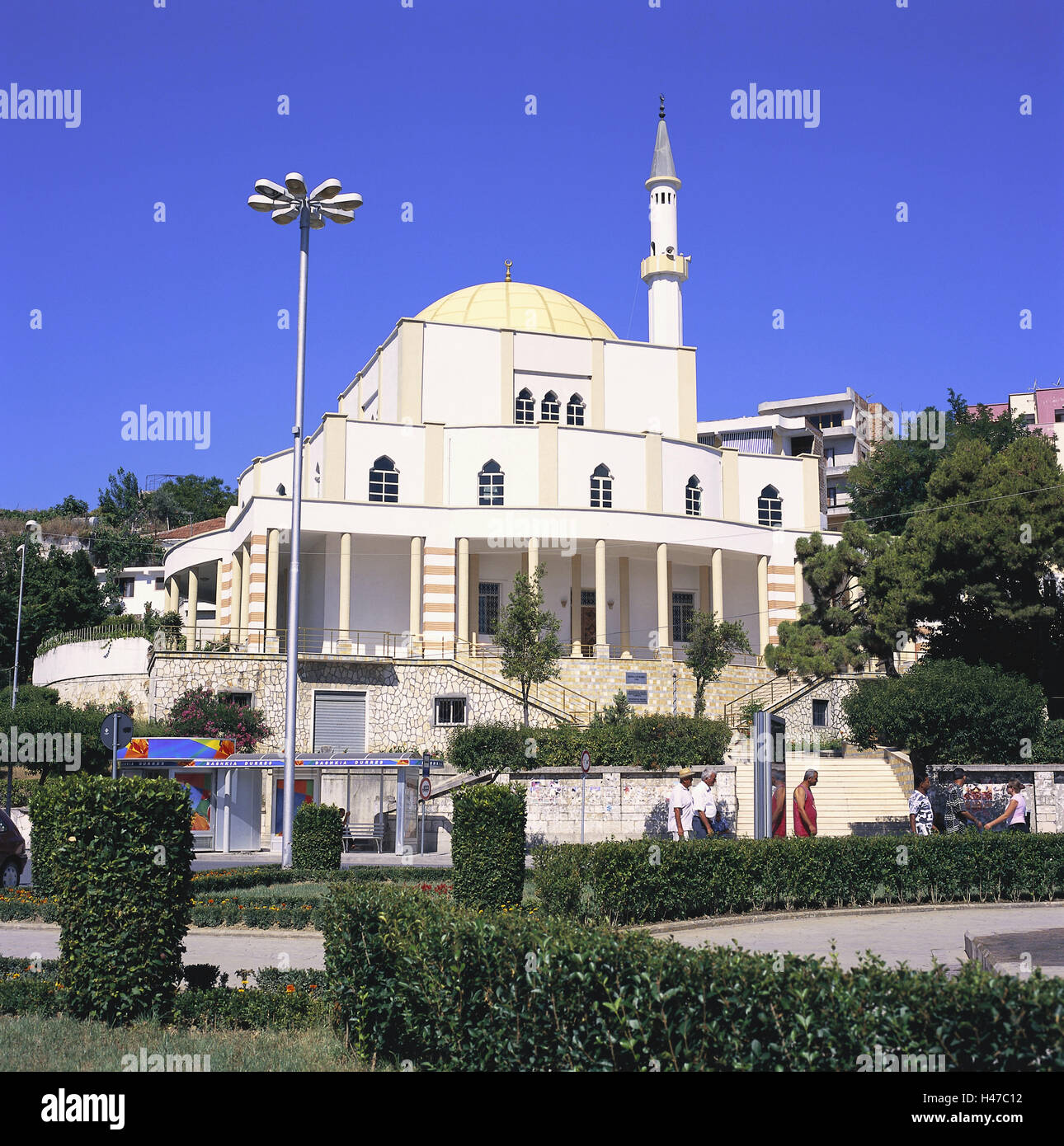 Albania, Durres, mosque, Balkan Peninsula, Durresi, town, church ...