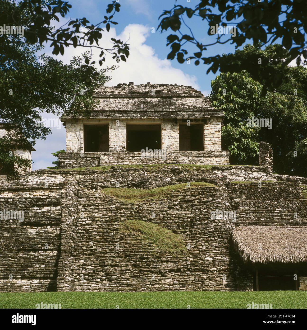 Mexico, Chaipas, Palenque, Maya's site, ruins, north temples, Central ...