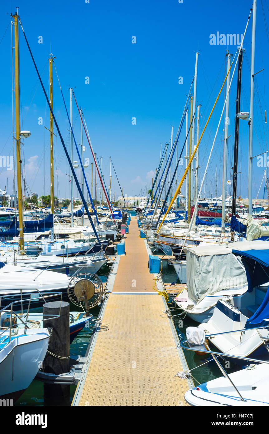 The port of Larnaca is the best place to choose the yacht for the ...