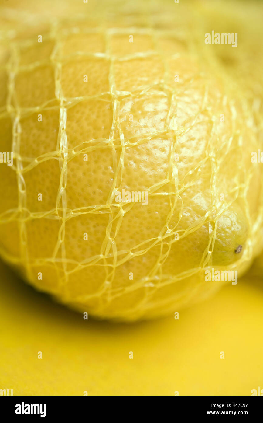 Network, lemon, medium close-up, Food, fruit, fruits, tropical fruits ...