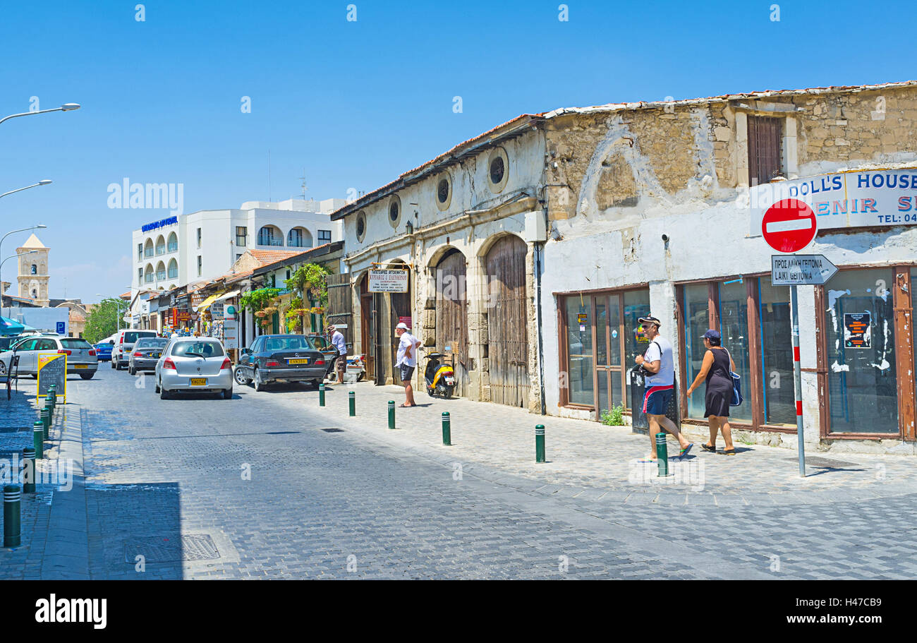 The old town is full of tiny medieval houses with cafes and shops ...