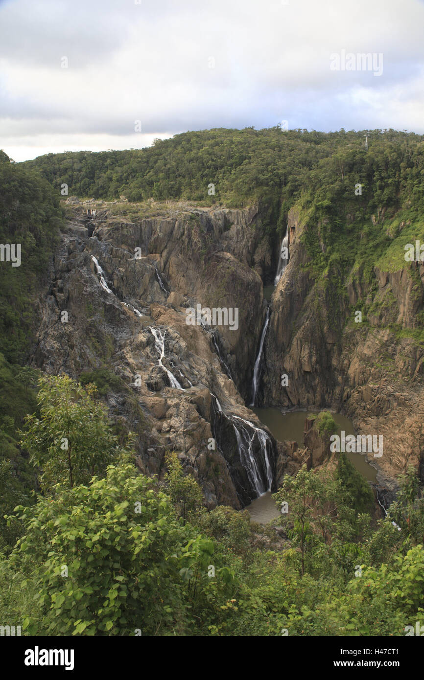Australia, Queensland, Barron Gorge, Nationwide park, waterfalls ...